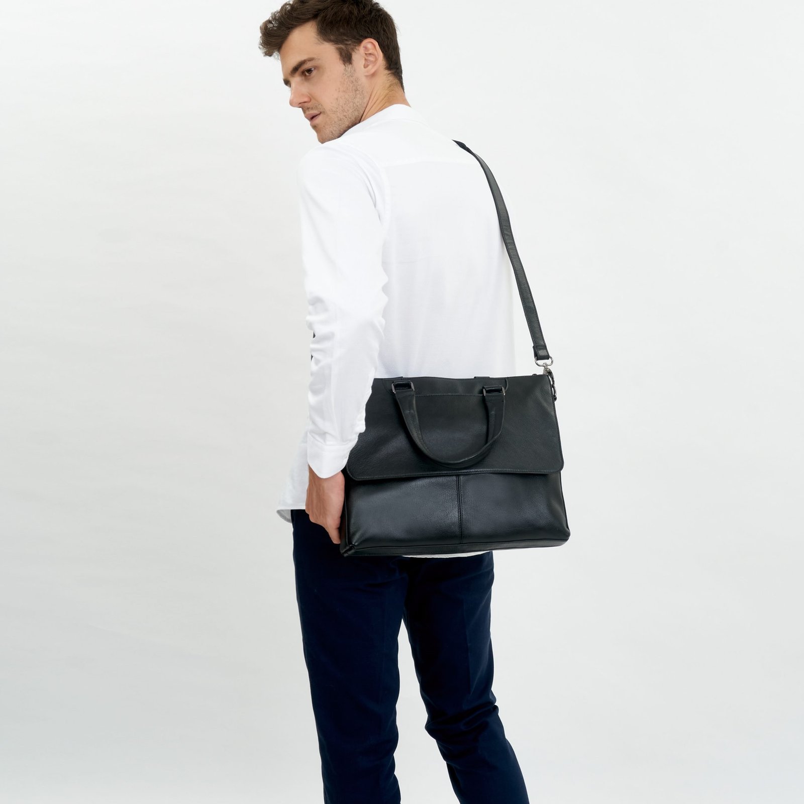 Tas Laptop Kulit Asli Voila Archer - Voila Leather