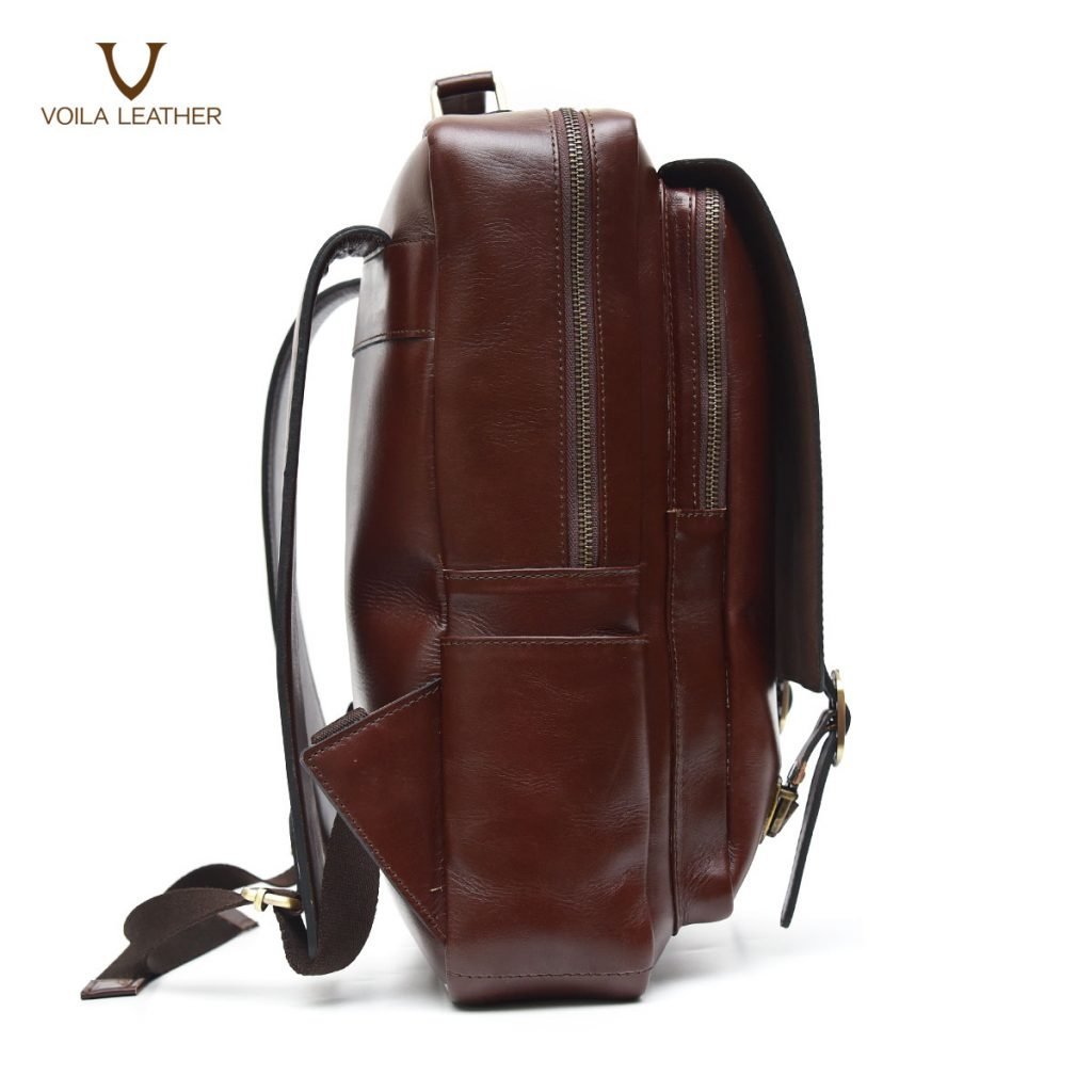 Ransel Kulit Asli Voila Evander Brown - Voila Leather