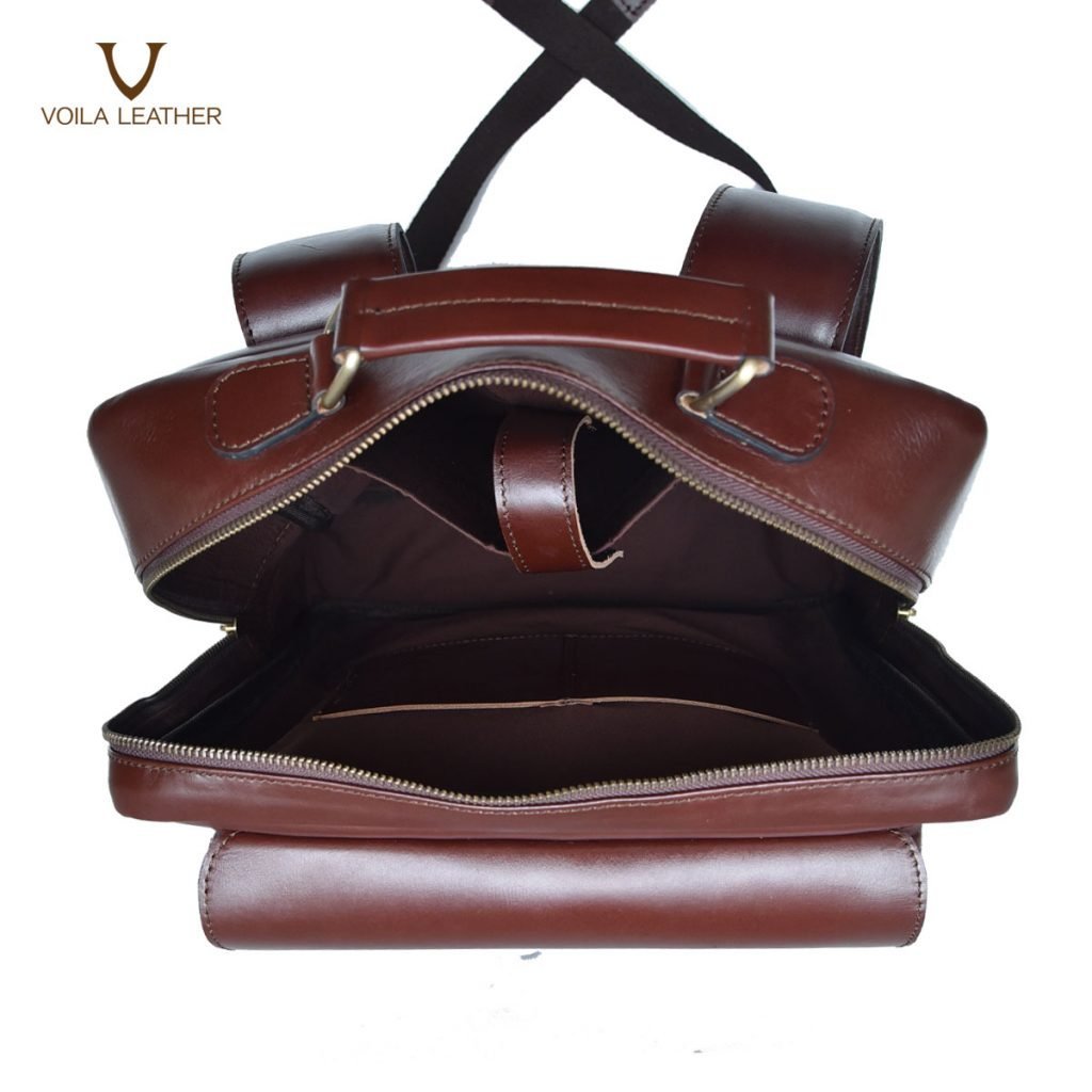 Ransel Kulit Asli Voila Evander Brown - Voila Leather