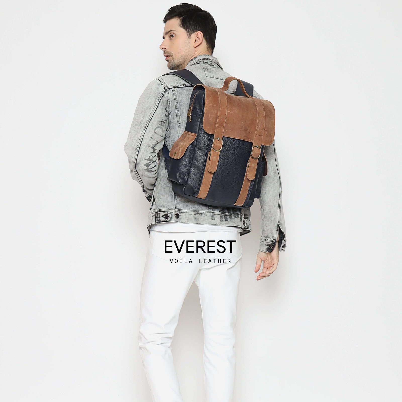 Classic Genuine Leather Backpack Voila Everest - Voila Leather