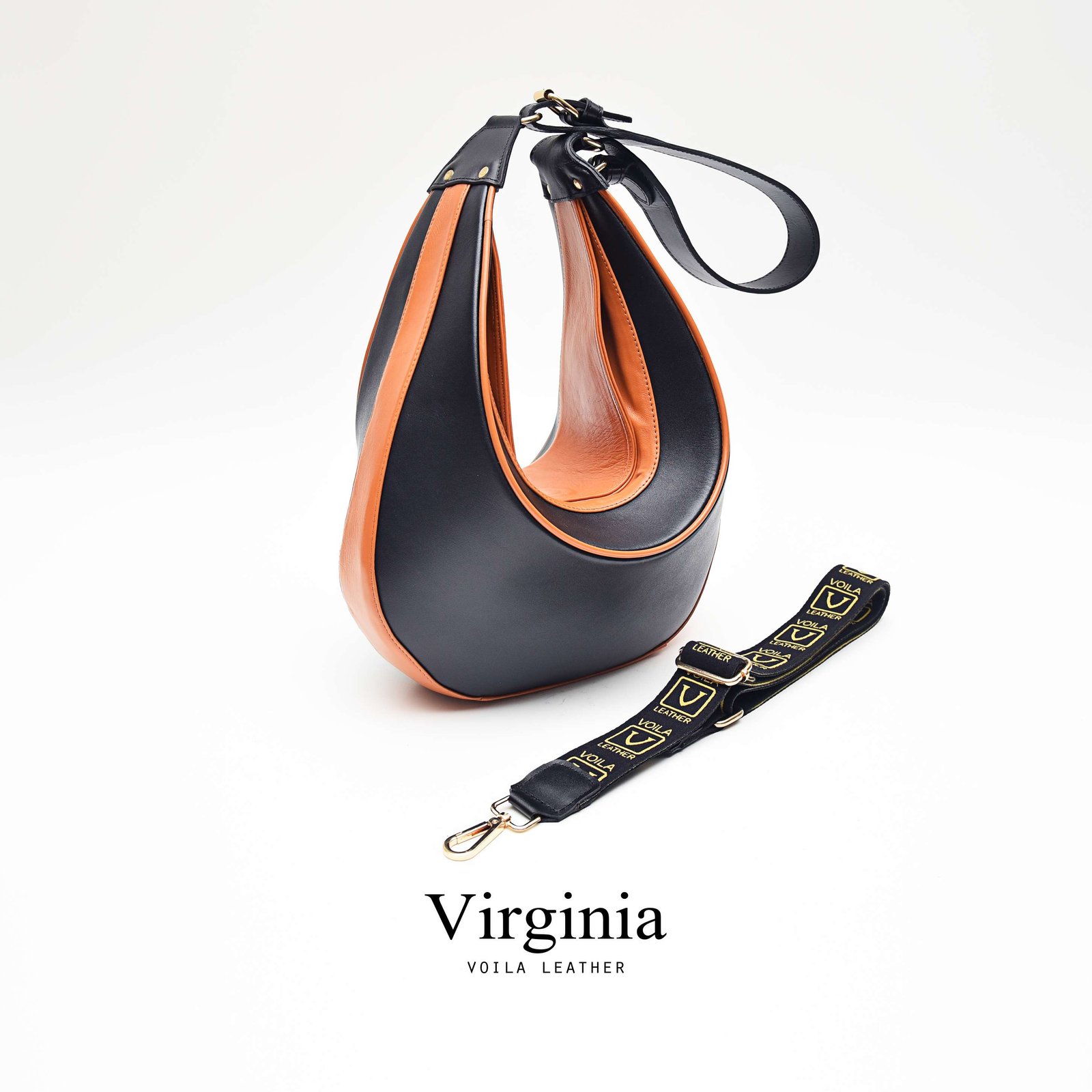 Tas Hobo Selempang Kulit Asli Voila Virginia - Voila Leather