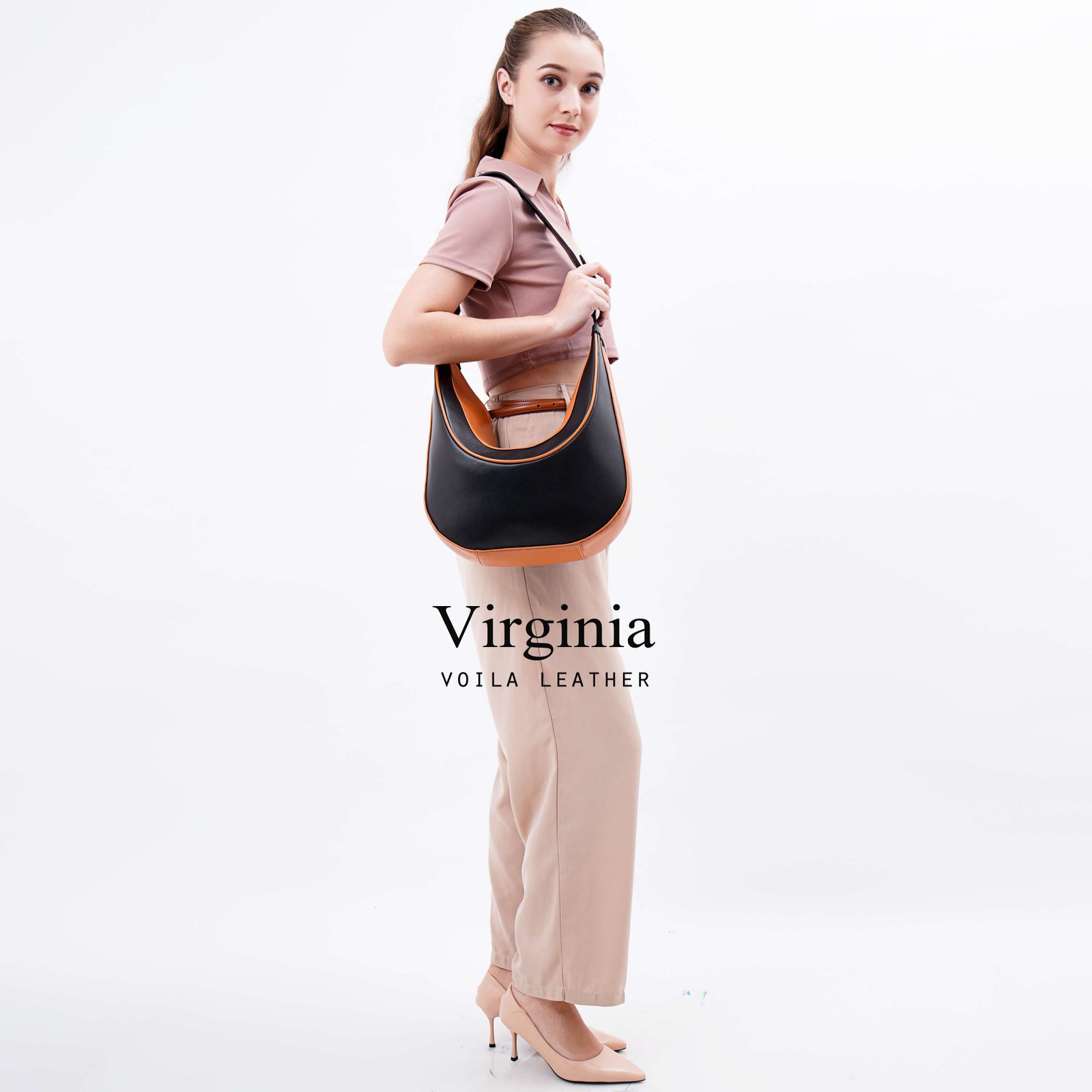 Tas Hobo Selempang Kulit Asli Voila Virginia - Voila Leather