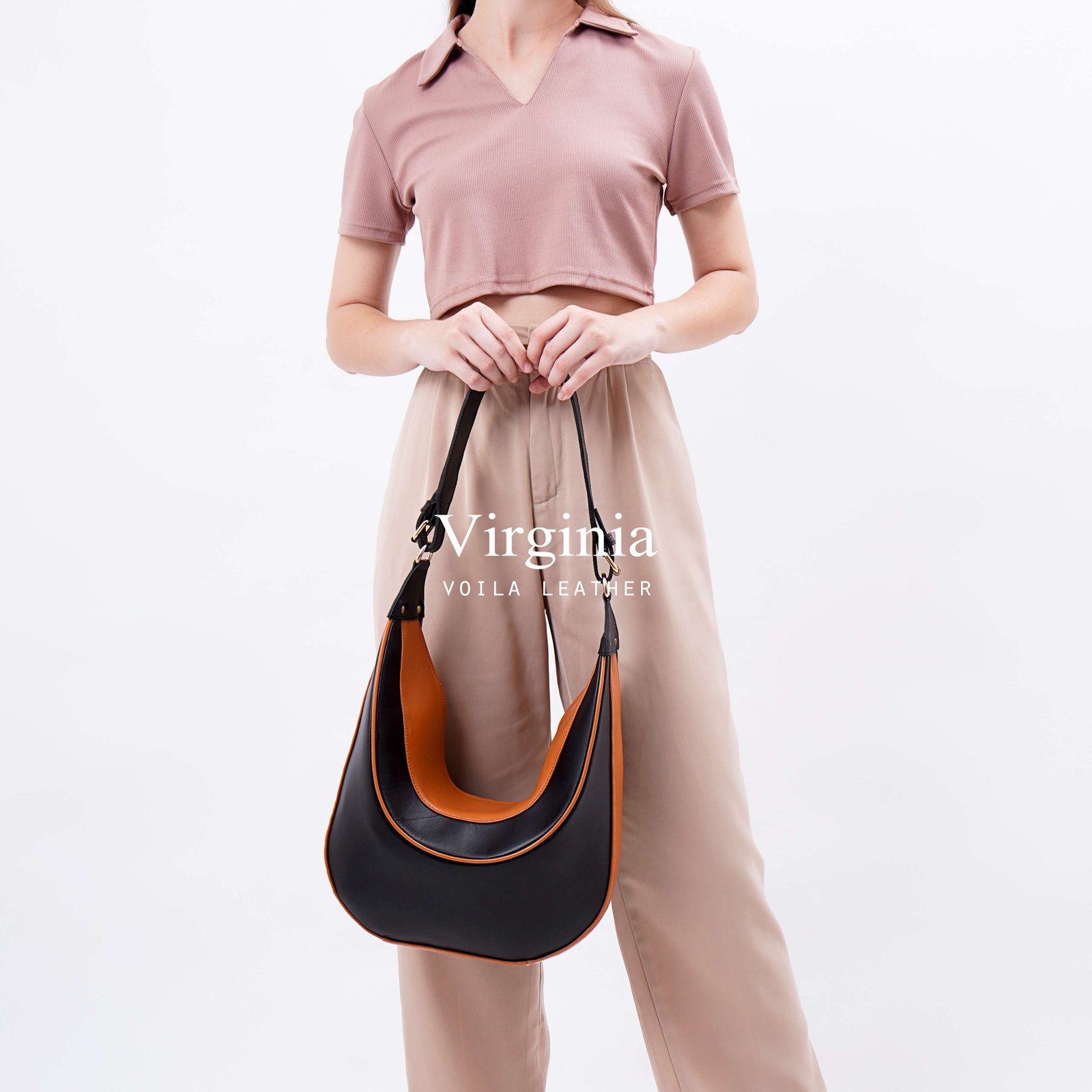 Tas Hobo Selempang Kulit Asli Voila Virginia - Voila Leather