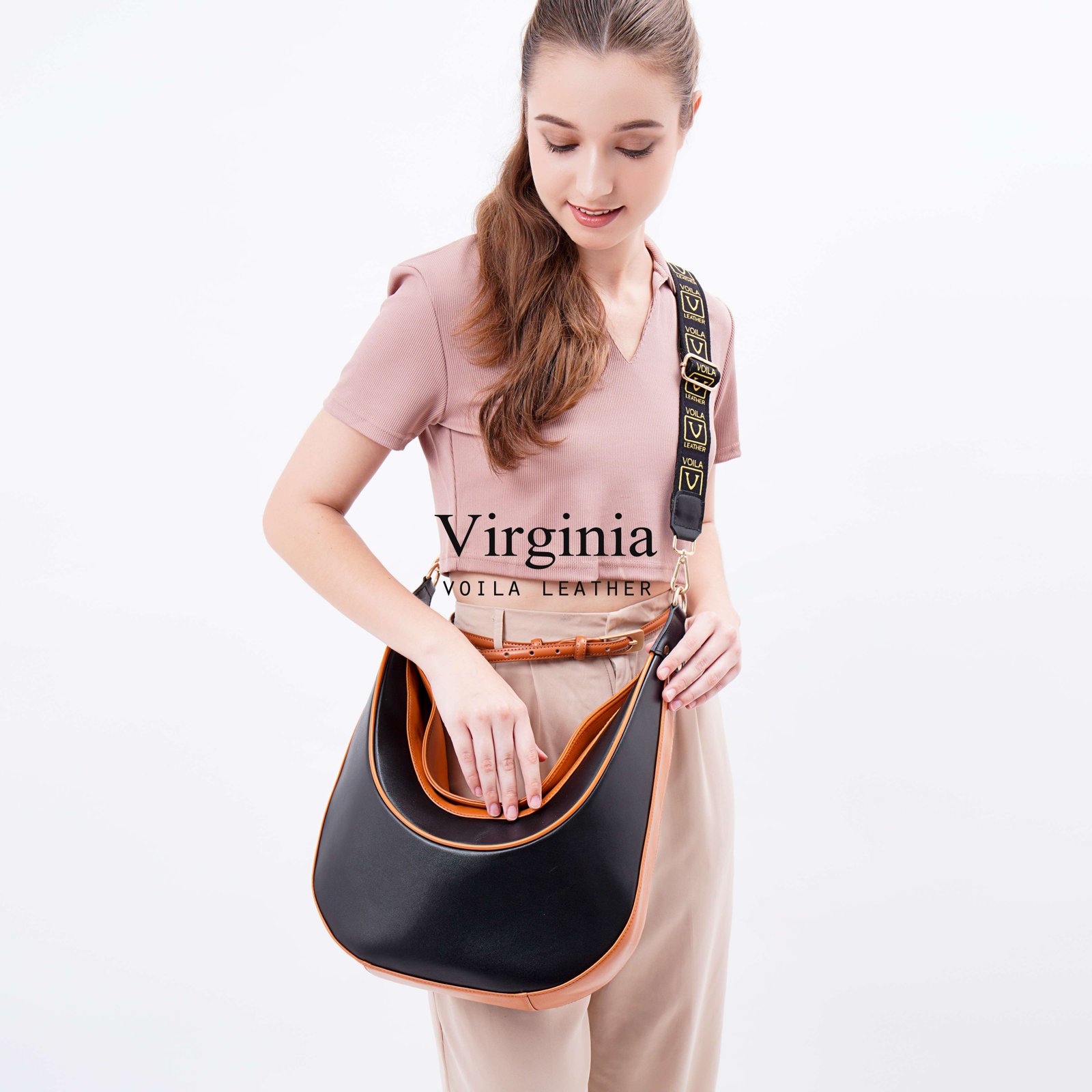 Tas Hobo Selempang Kulit Asli Voila Virginia - Voila Leather