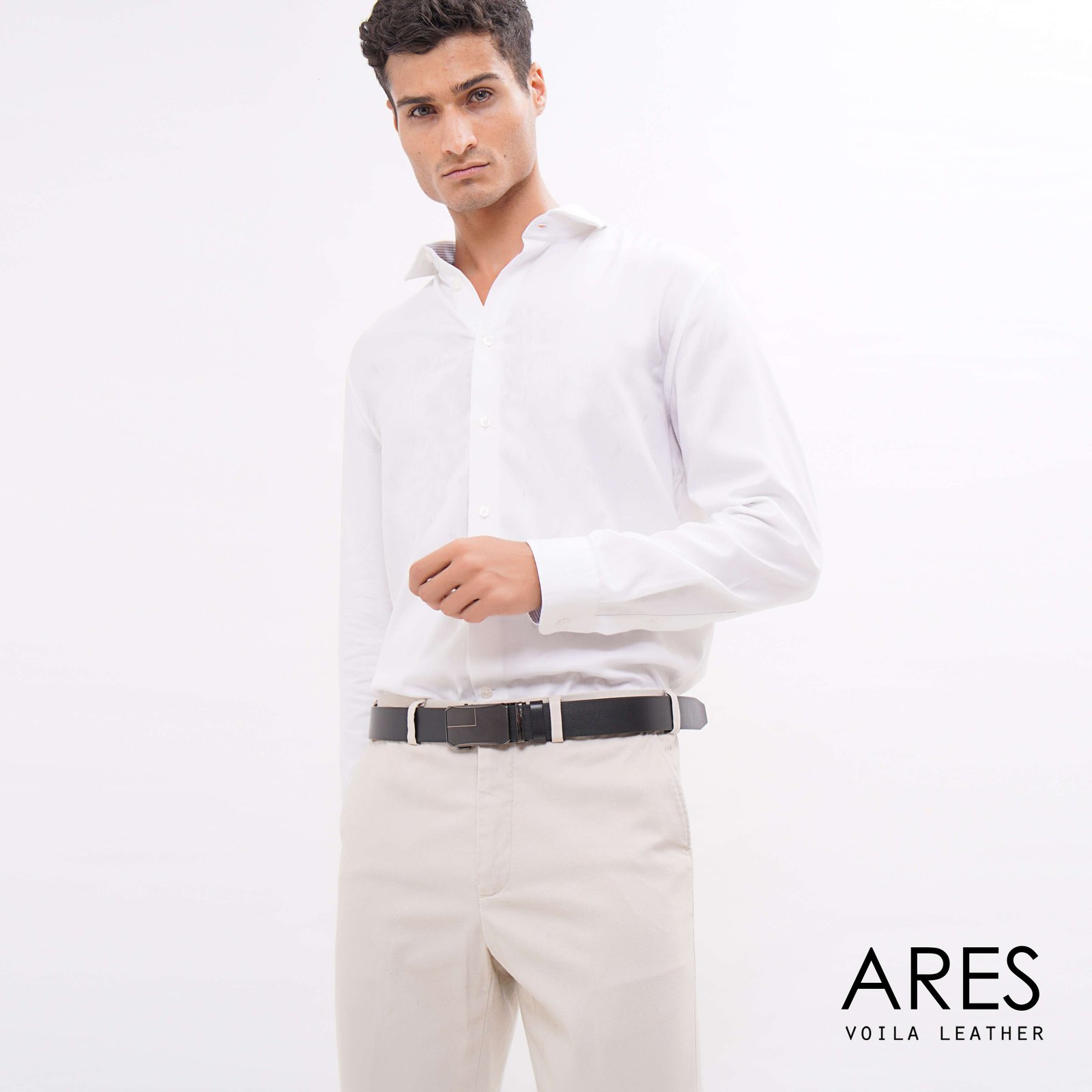Genuine Leather Men's Belt Voila Ares - Voila Leather